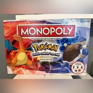 Pokemon | Games | Monopoly Pokmon Kanto Edition Board Game W All Pieces ...